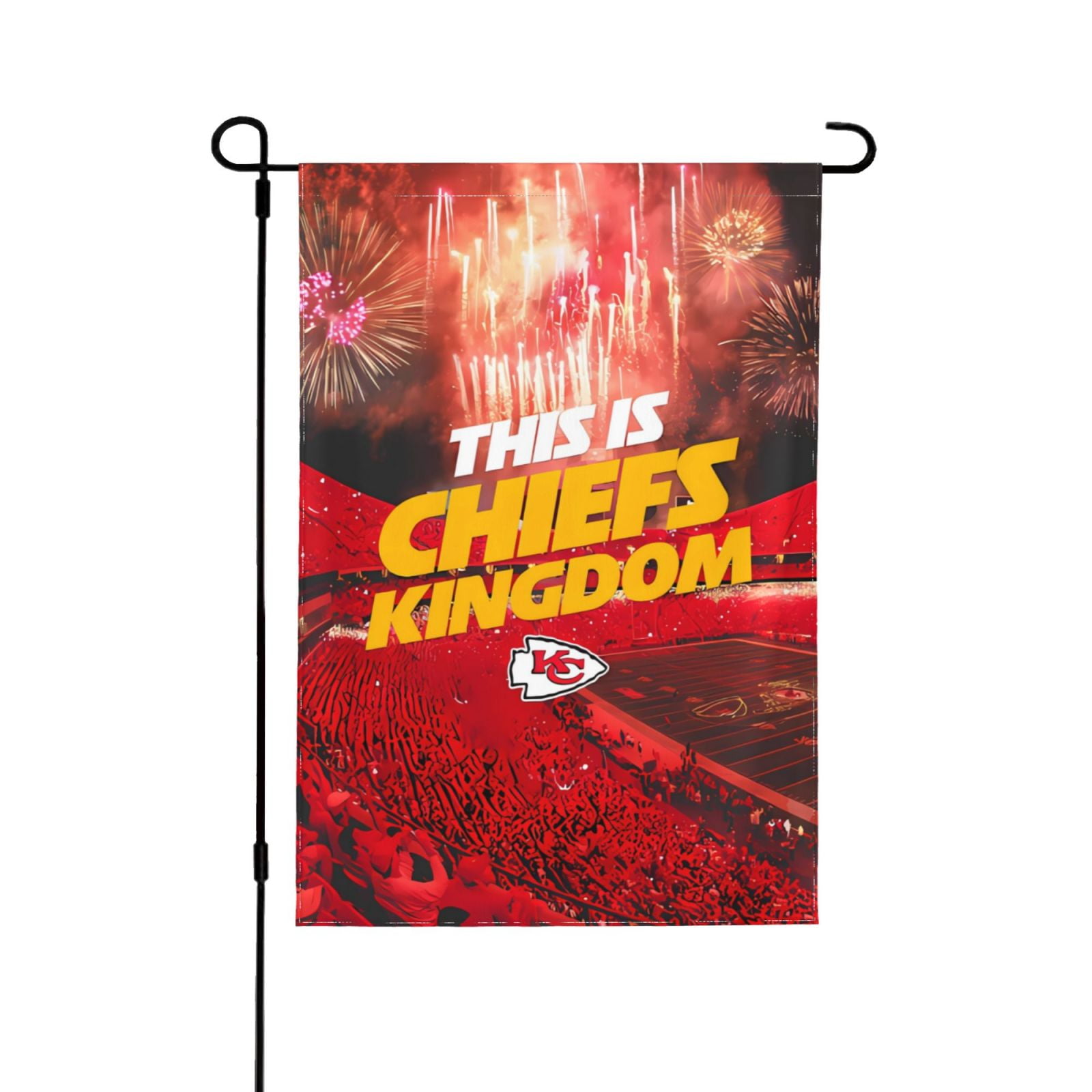 KC Chiefss Double Sided Garden Flag Football Team Theme, Game Day Fan ...