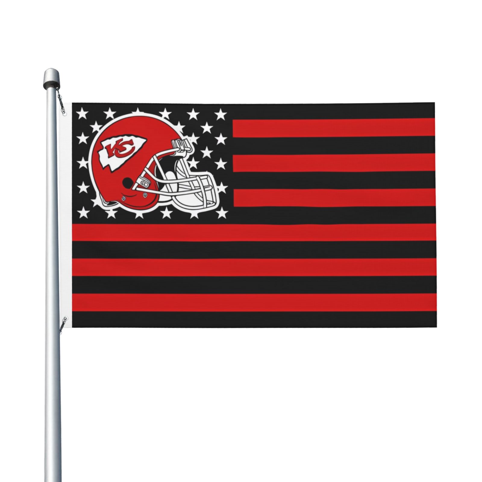 KC Chiefss Flag 3x5FT Outdoor Double Sided Heavy Duty Polyester Flags ...