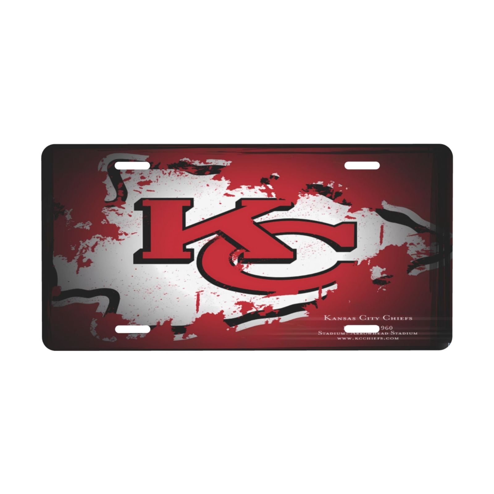 KC Chiefss Football Fan Car Personalized Metal Decorative License Plate ...