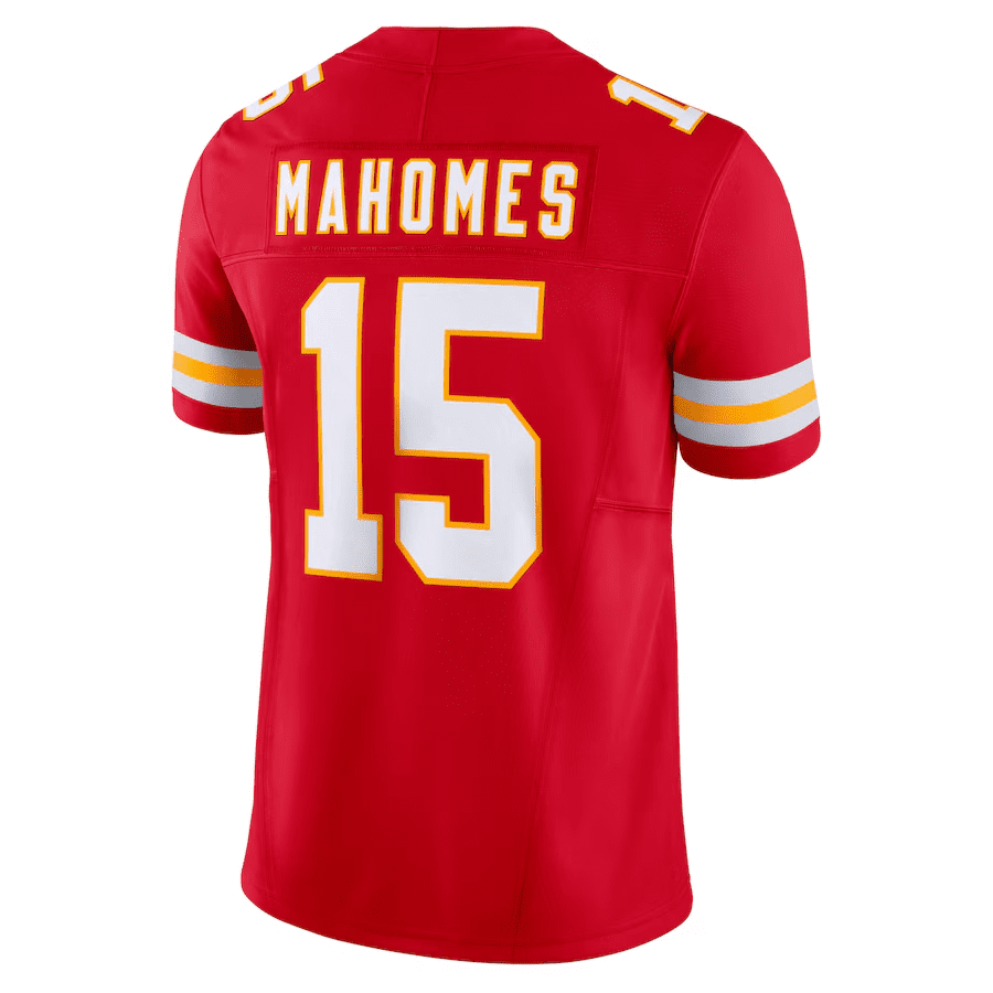 KC_Chiefss Football Shirt Patrick Mahomes#15 Sports Team Game Fans For ...