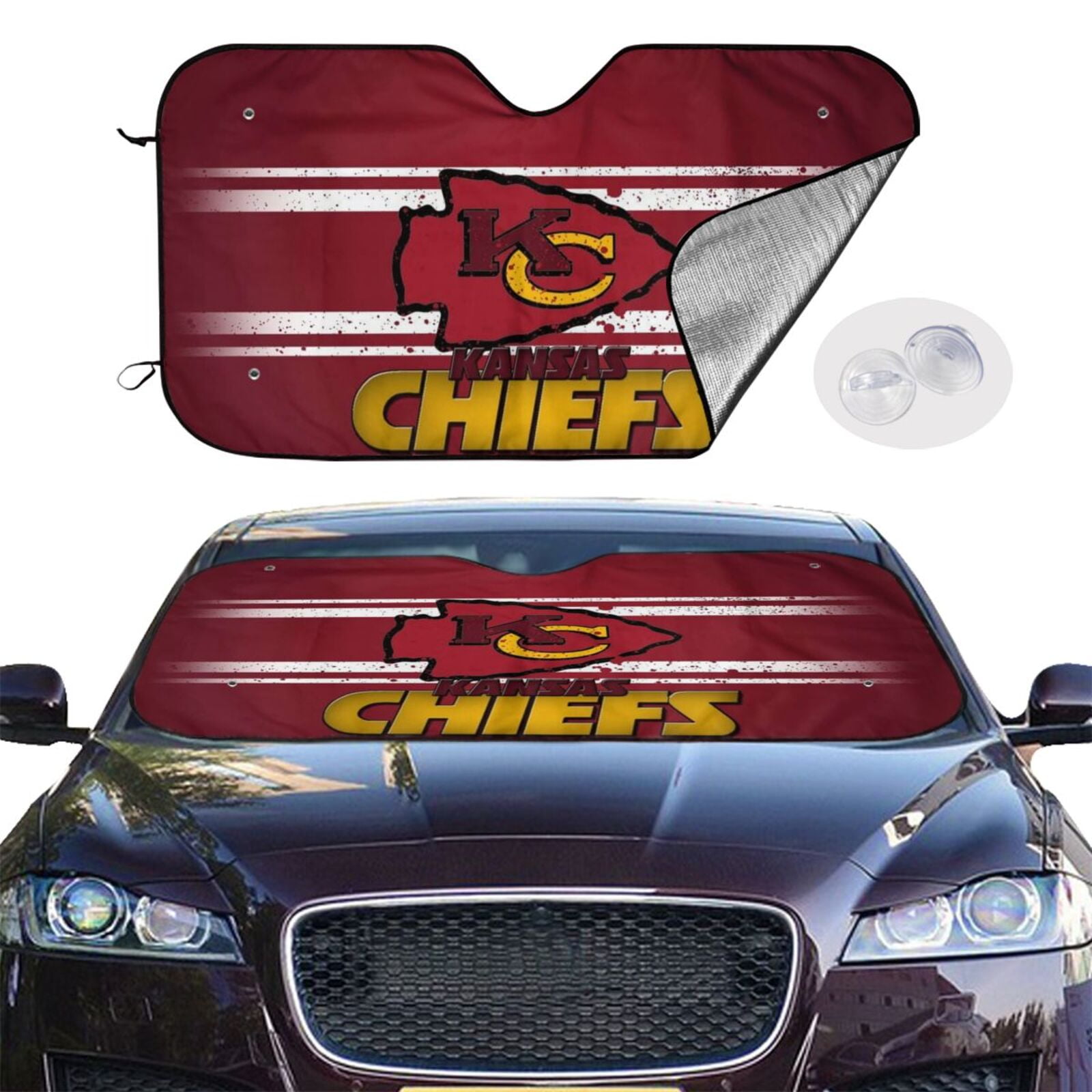 KC Chiefss Football Team Car Glass Visor, Protect Car from Sun and Heat ...