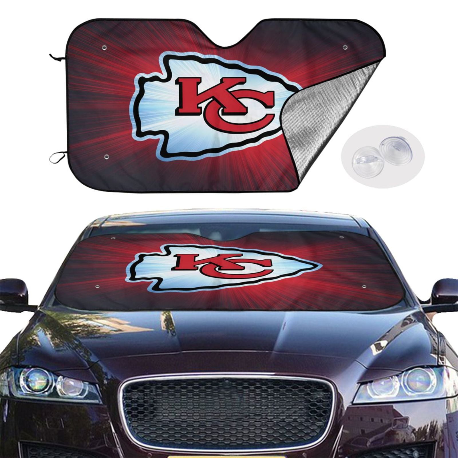 KC Chiefss Football Team Car Glass Visor, Protect Car from Sun and Heat ...