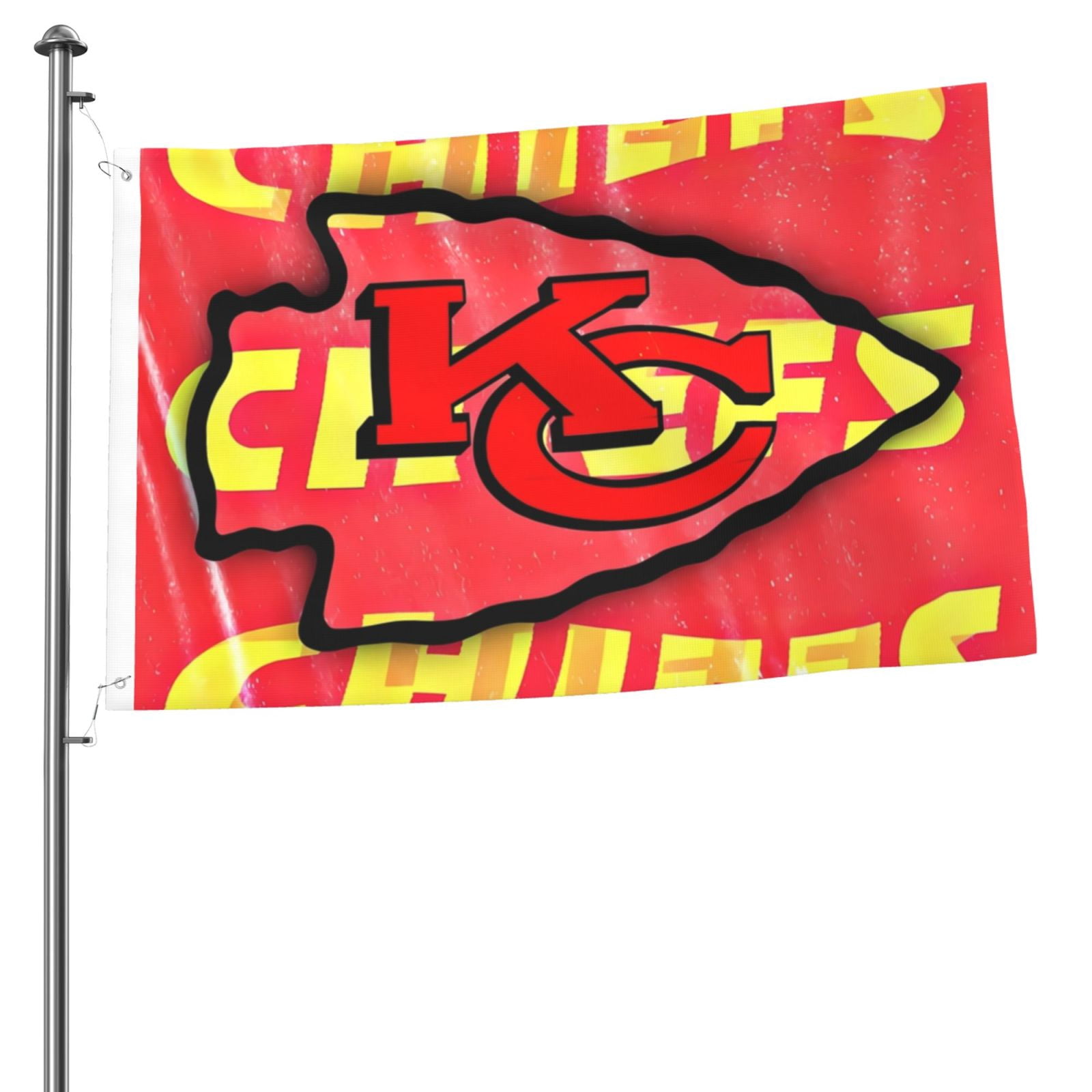 KC Chiefss Football Team Double Sided Flag 2x3FT Flag, Custom Logo Flag ...