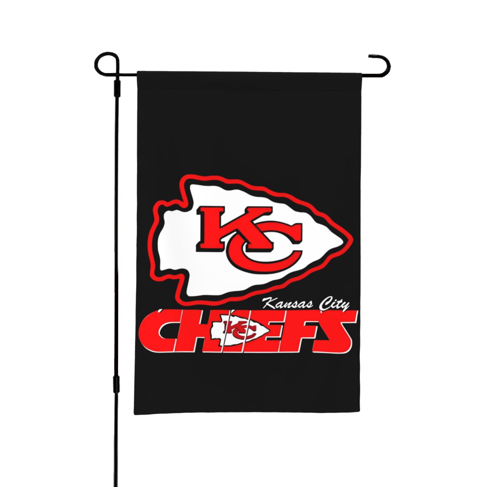 KC Chiefss Football Team Double Sided Garden Flag, Yard Flag 12x18 Inch ...