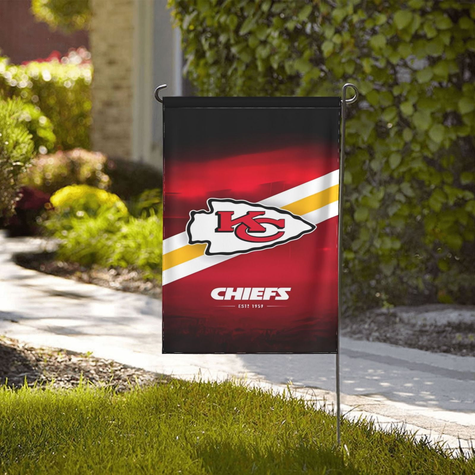 KC Chiefss Football Team Garden Flag 12.5"x18"/28"x40" Double Sided ...