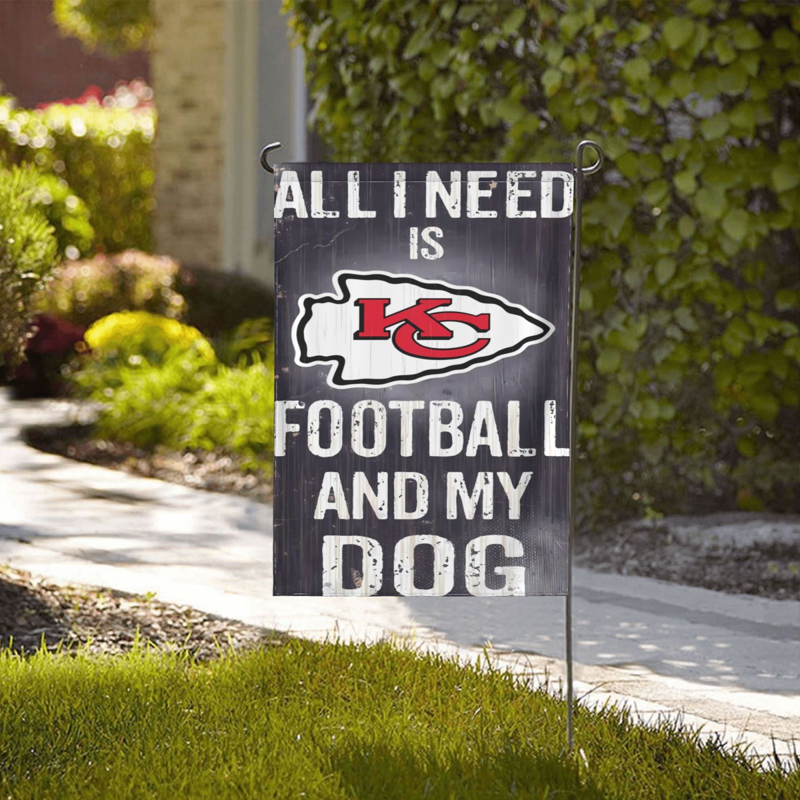 KC Chiefss Football Team Garden Flag 12.5"x18"/28"x40" Double Sided ...