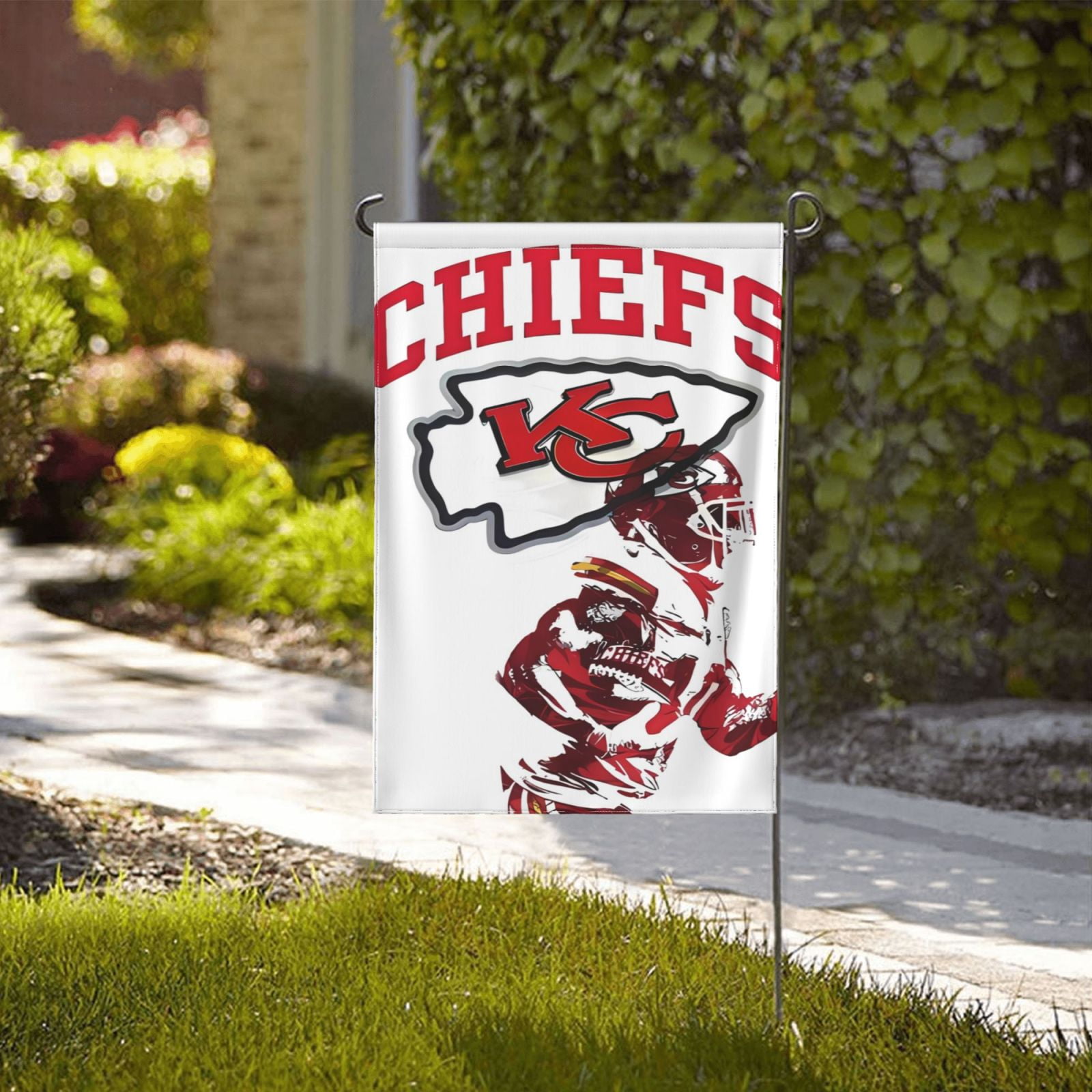 KC Chiefss Football Team Garden Flag 12.5"x18"/28"x40" Double Sided ...