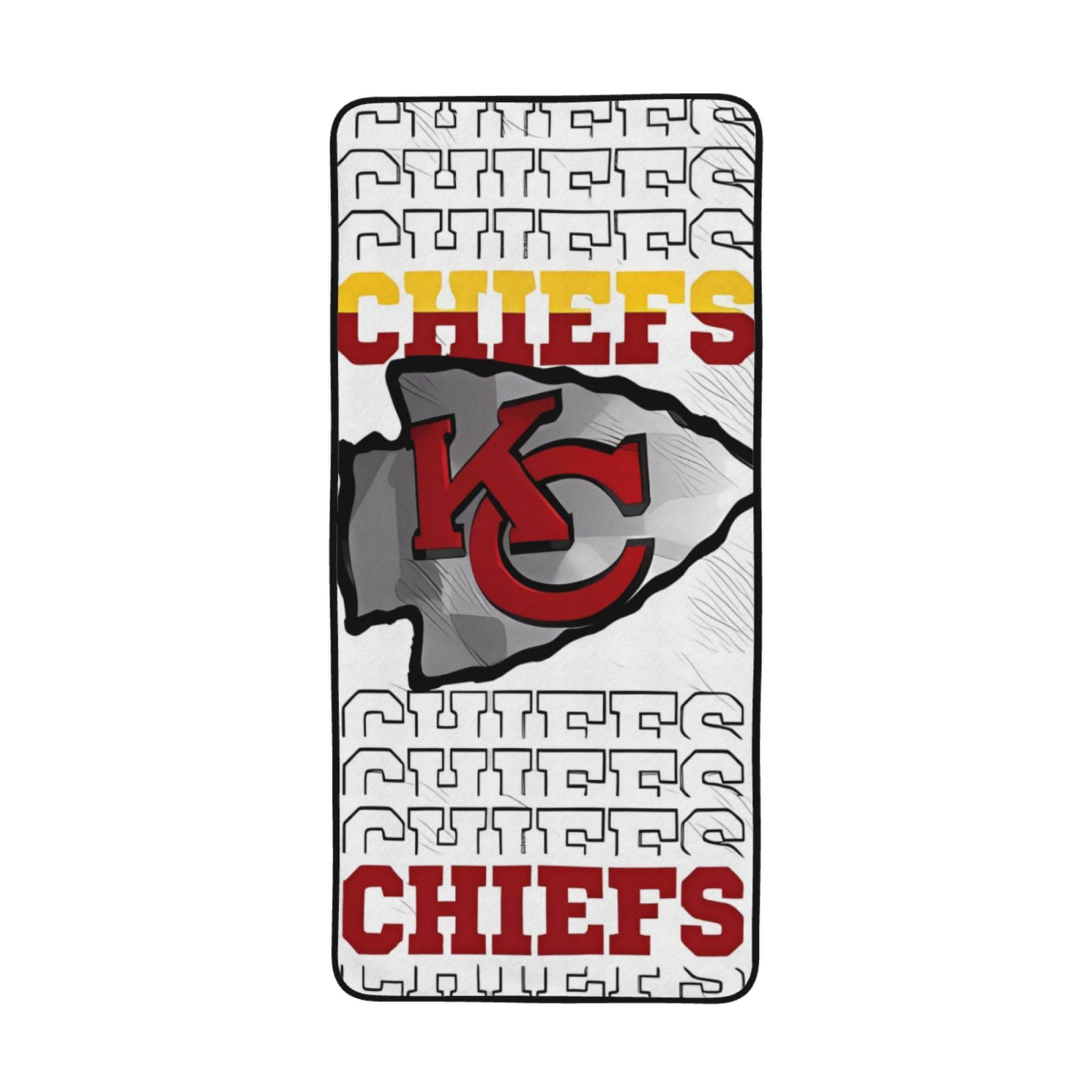 KC Chiefss Football Team Oversized Plush Bath Towel 27x55 Inch ...