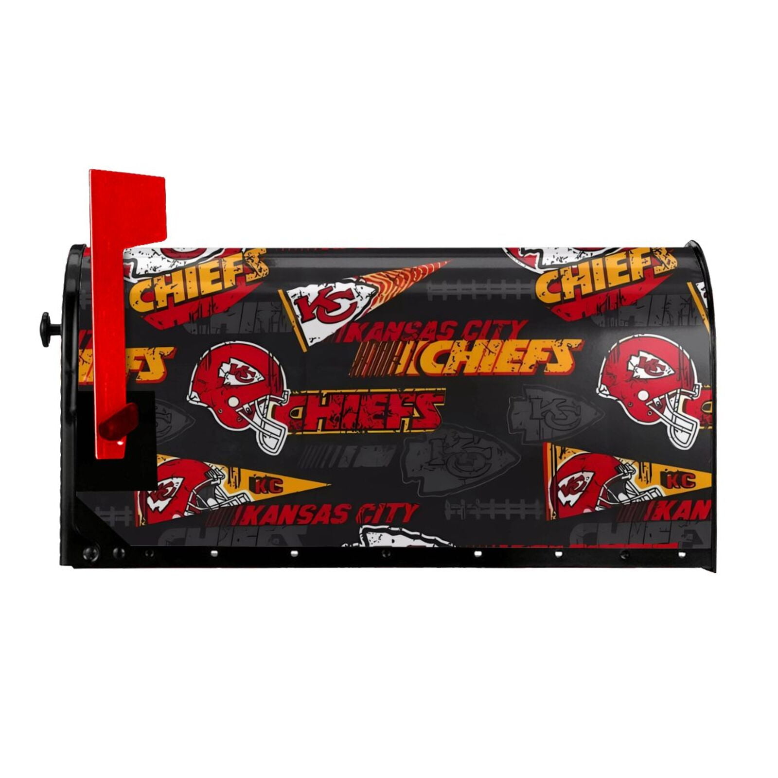 KC Chiefss Football Team Pattern Mailbox Cover Magnetic Waterproof 21 ...