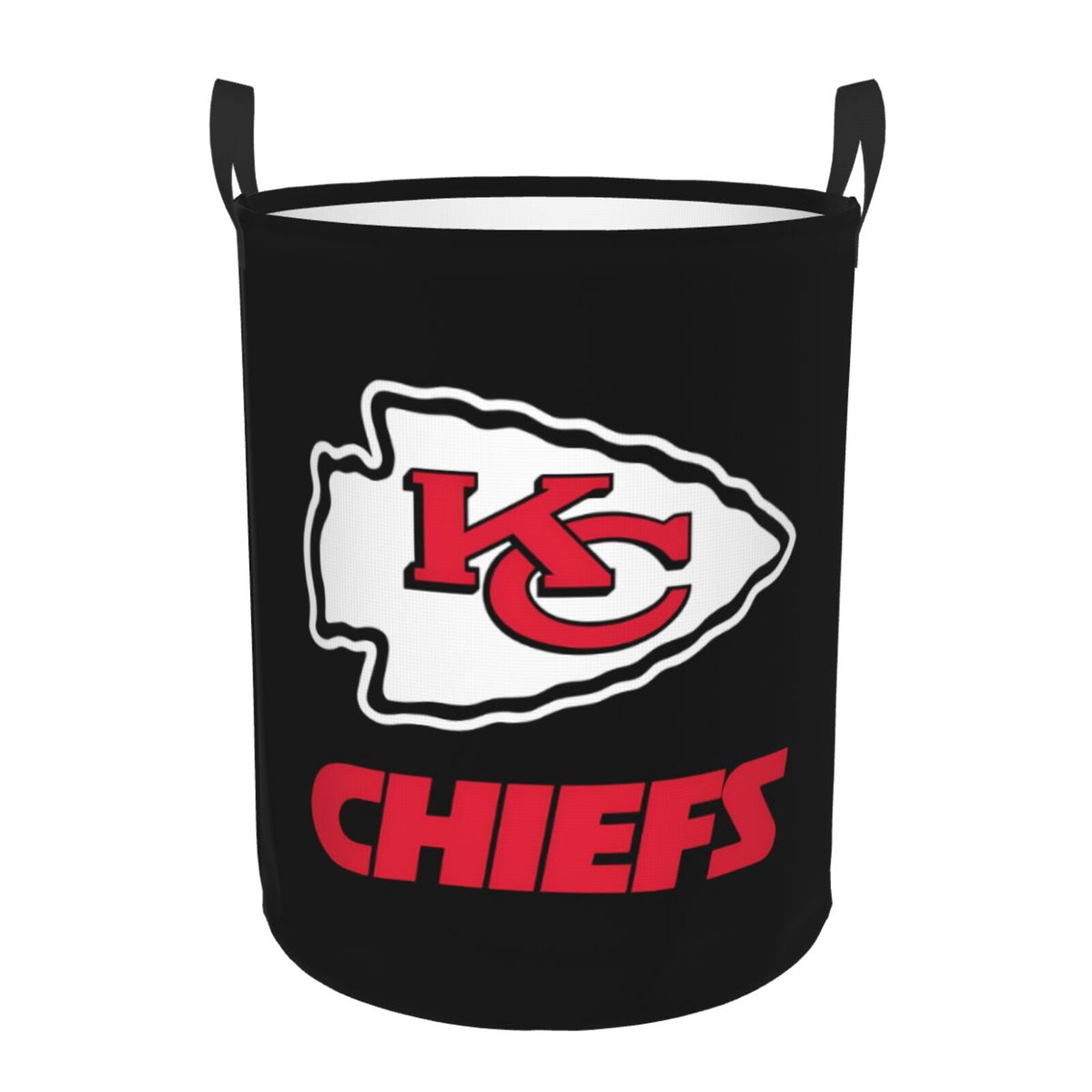 KC Chiefss Football Team Round Single Layer Laundry Basket, Baby Round ...