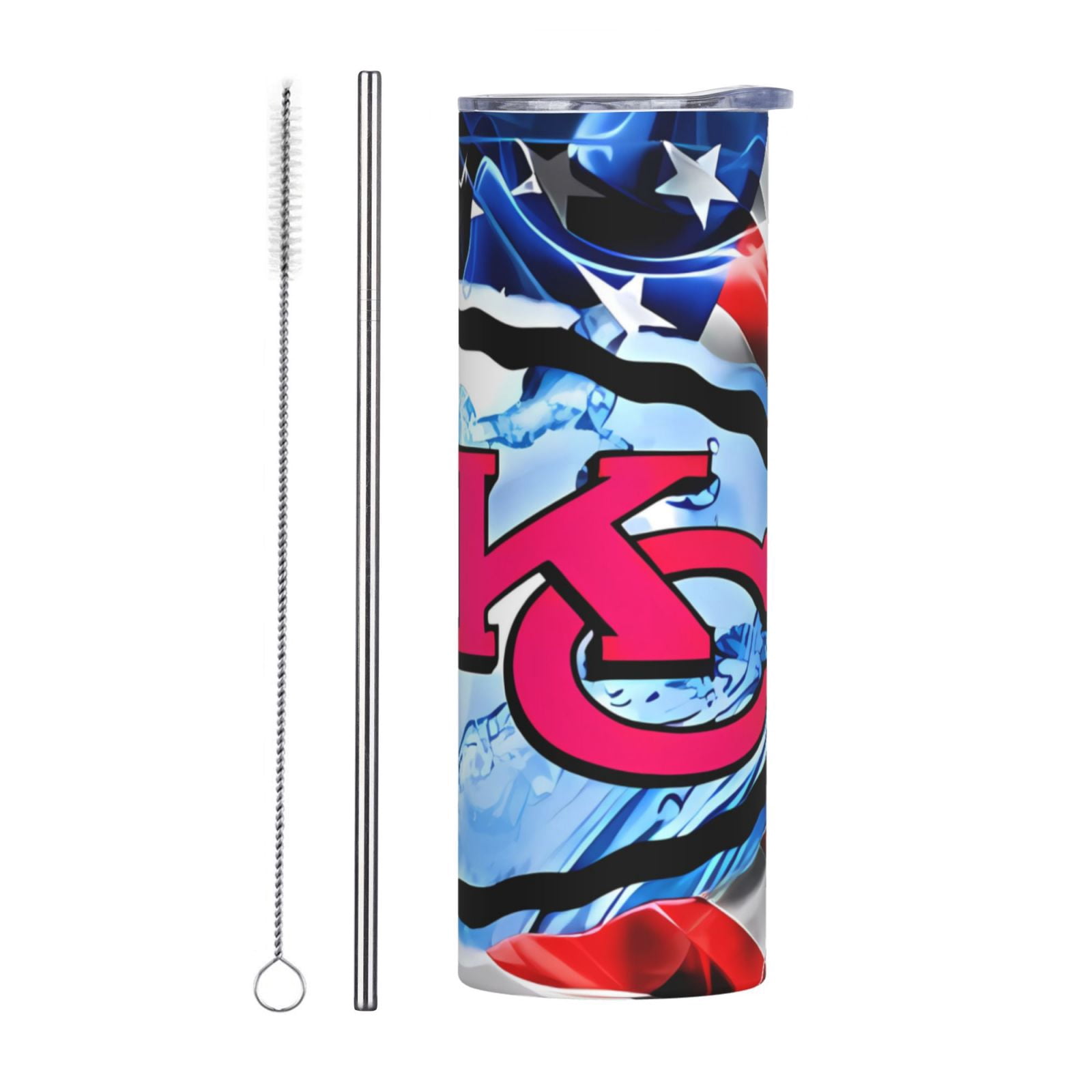 KC Chiefss Football Team Simple Modern Insulated Cup with Lid and Straw ...