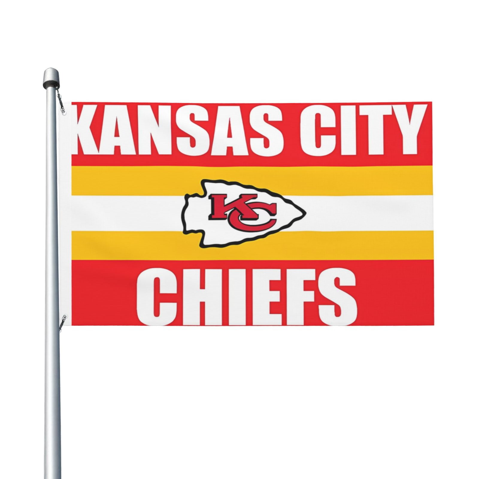 KC Chiefss Football team double-sided flag 3x5FT, garden hanging flag ...