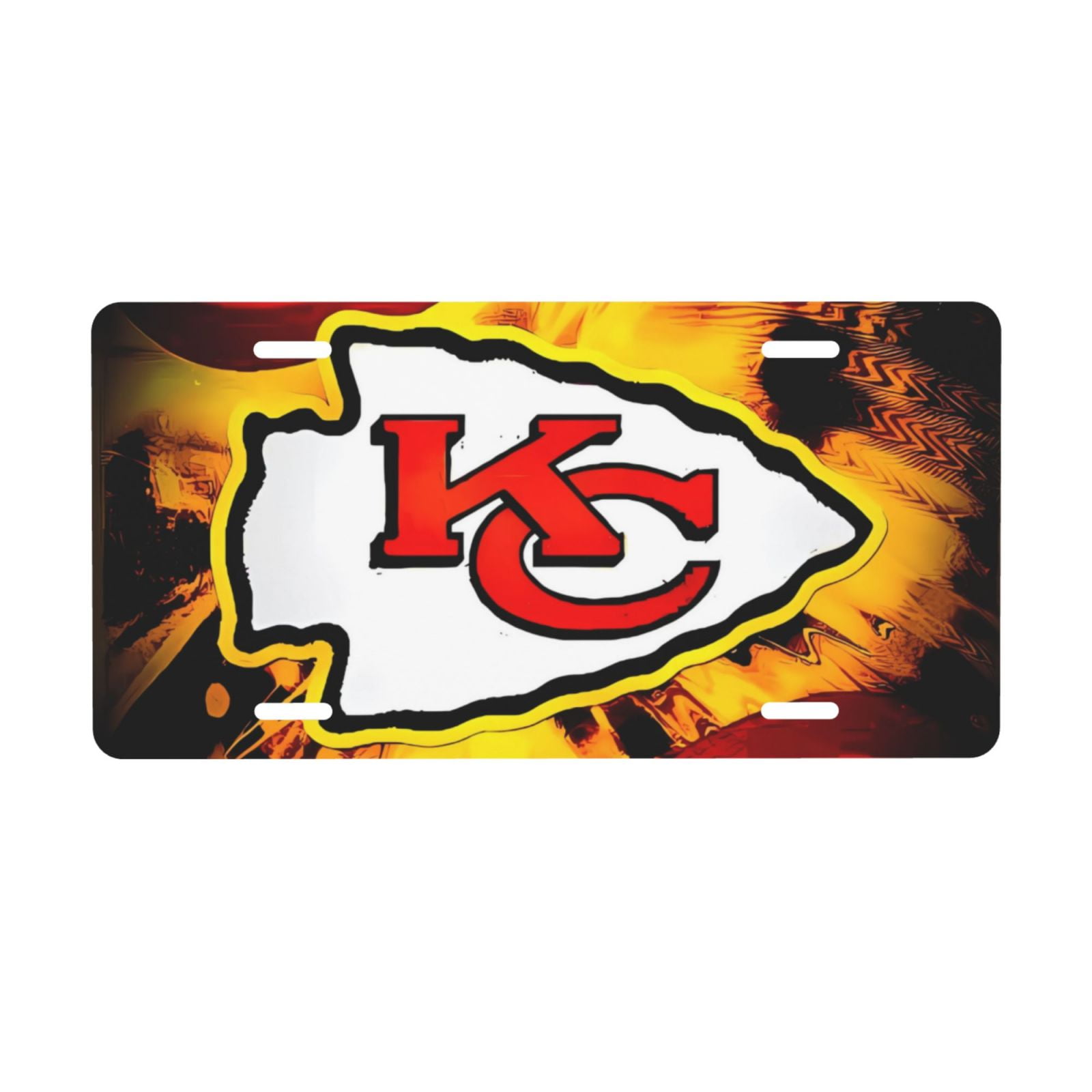 KC_Chiefss License Plate 6" X 12" License Plate Car Front License Plate ...