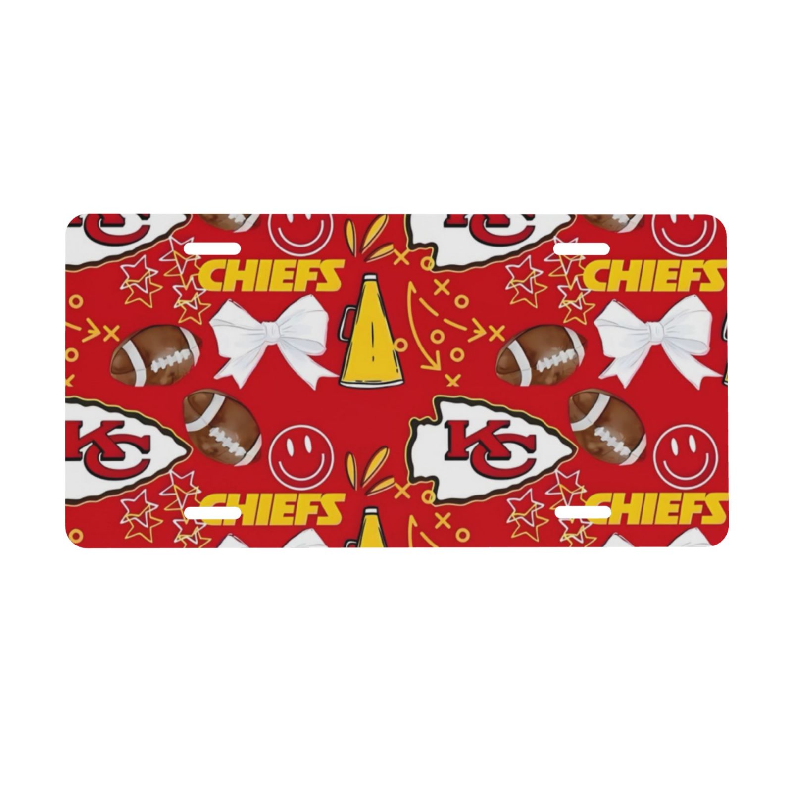 KC_Chiefss License Plate Aluminum front license plate for automobiles ...