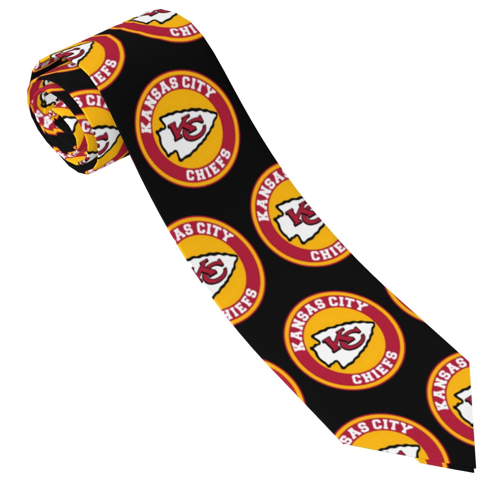 KC Chiefss Men's Necktie Tie Men Printed Necktie Four Seasons Fashion ...