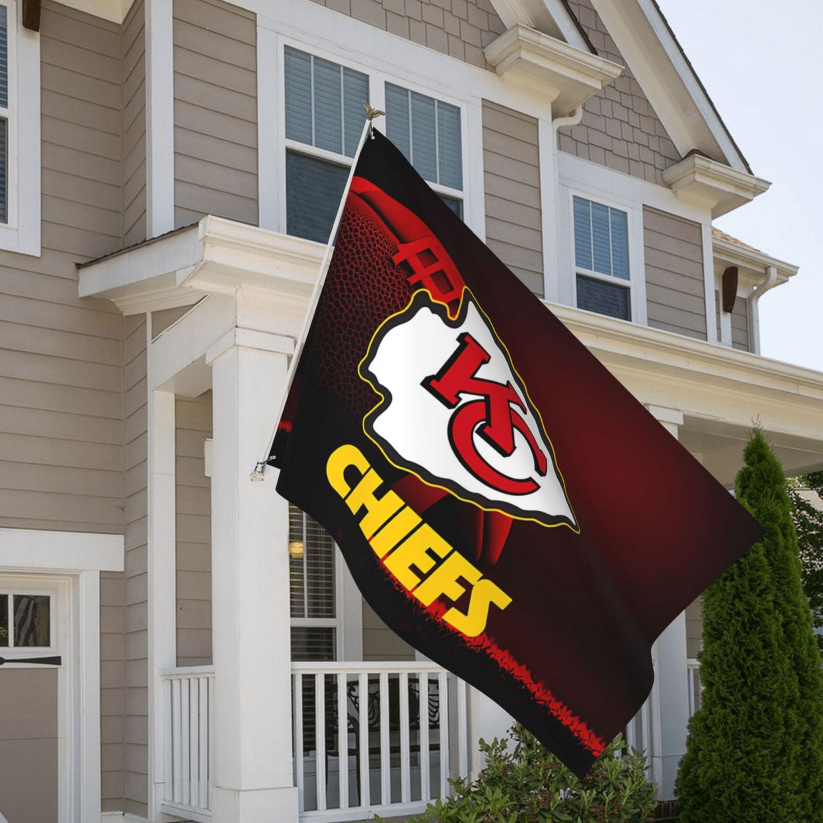 KC Chiefss Outdoor Decorative Flags Printed with Football Team Logo ...