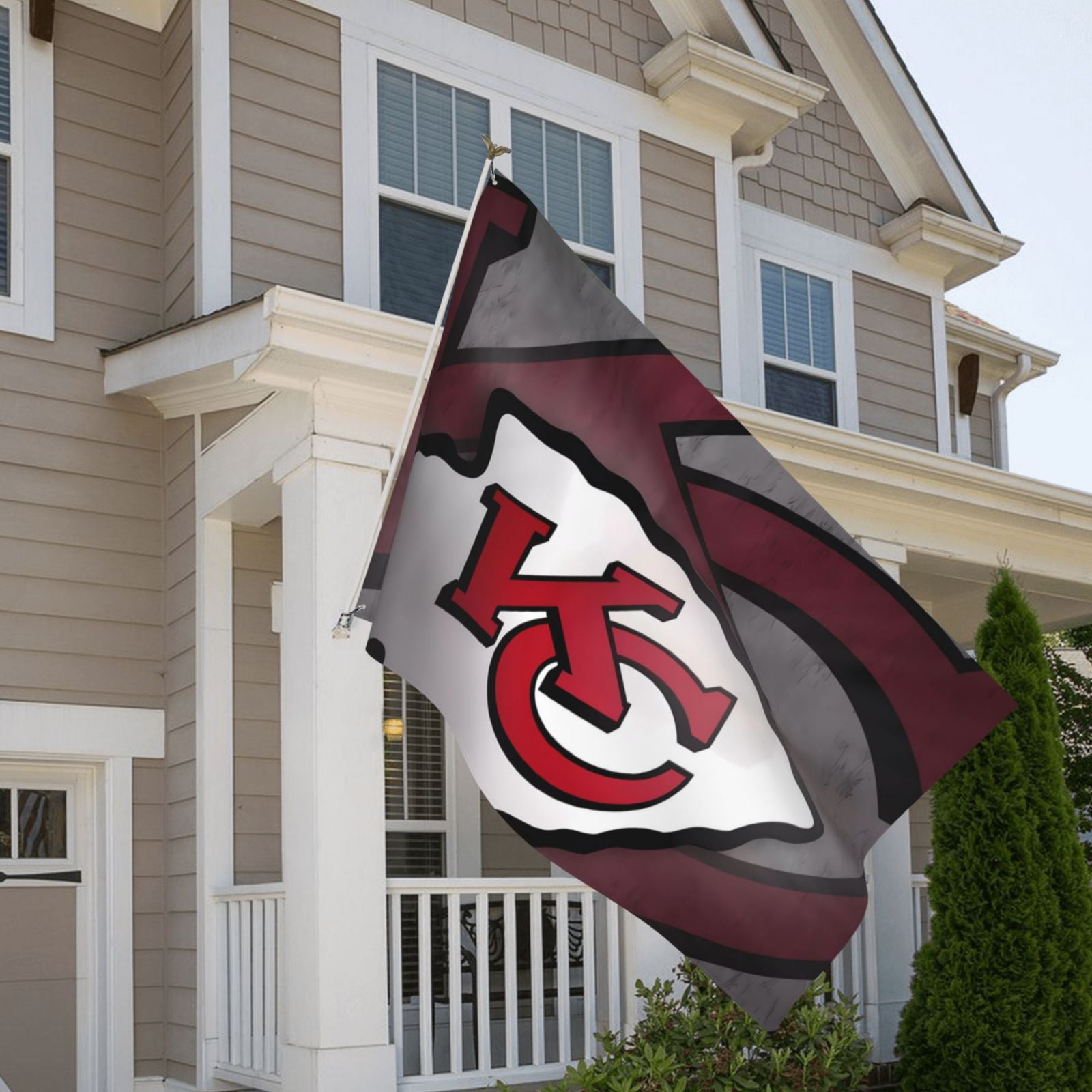 KC Chiefss Outdoor Decorative Flags Printed with Football Team Logo ...
