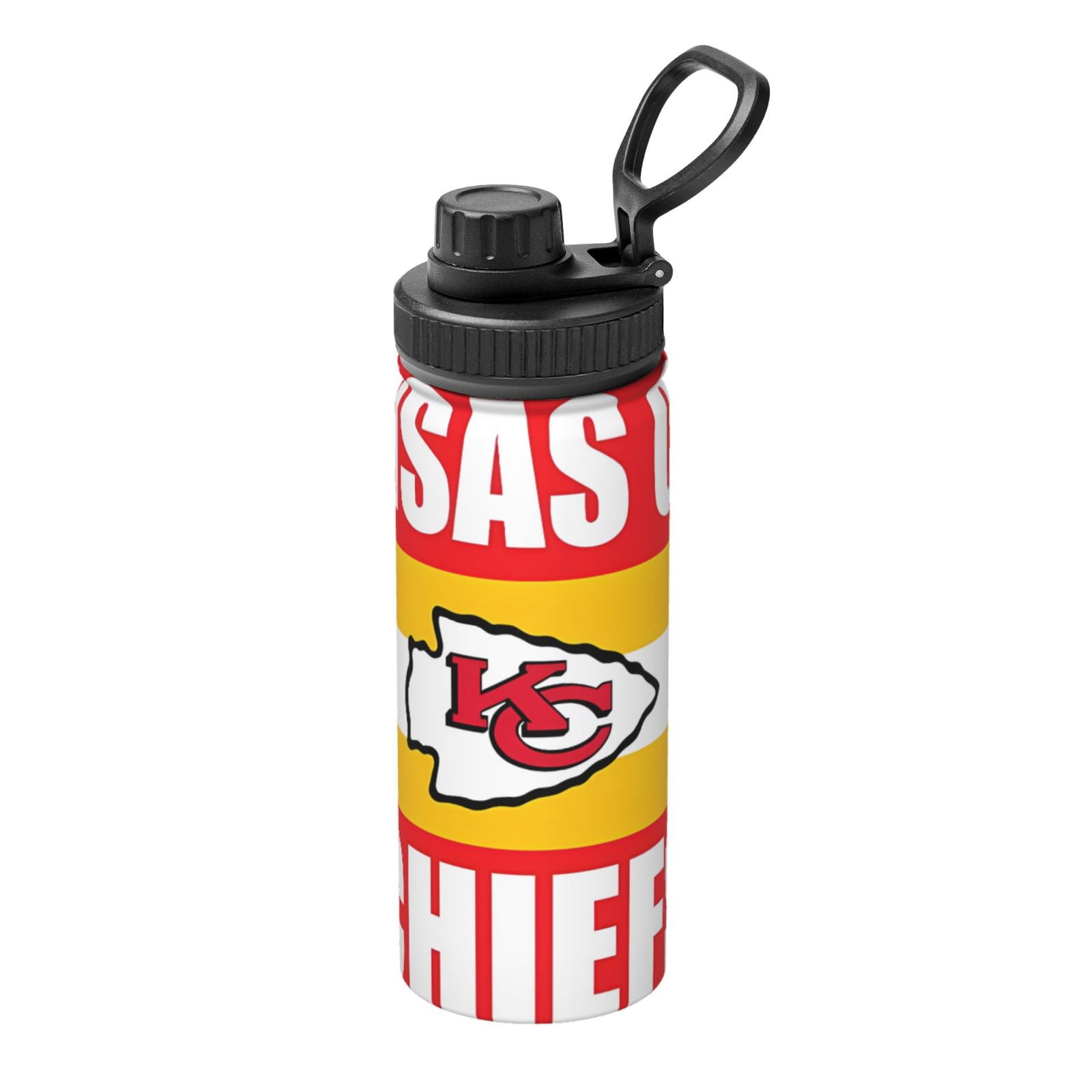 KC Chiefss Team 18oz Stainless Steel Water Cup Sports Thermos Travel ...