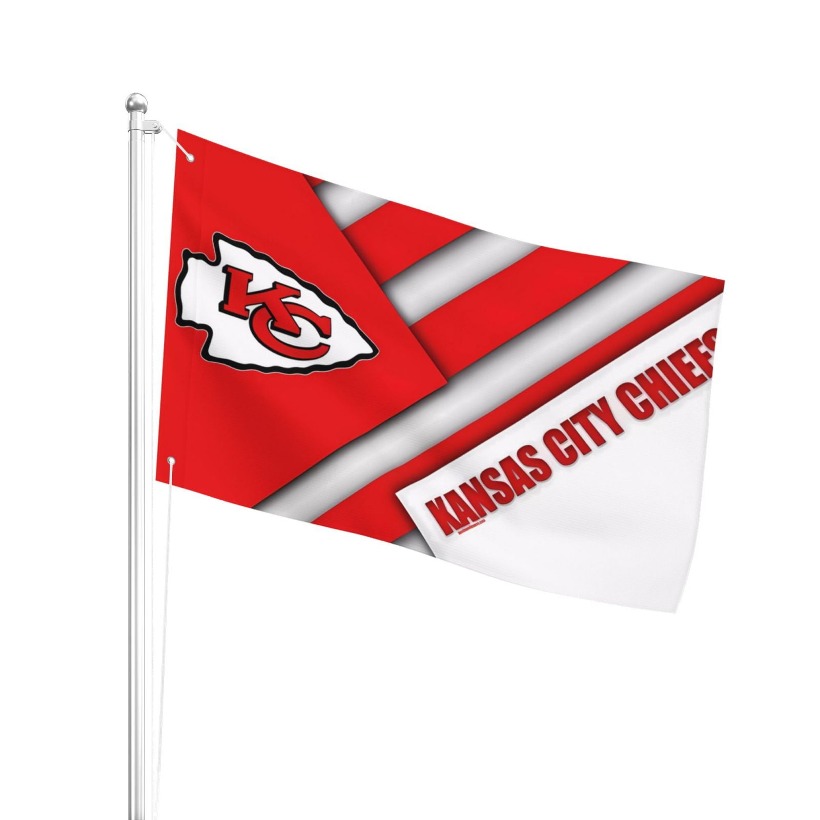 KC_Chiefss Three Layer personalized Double Sided Flag Football Fans ...