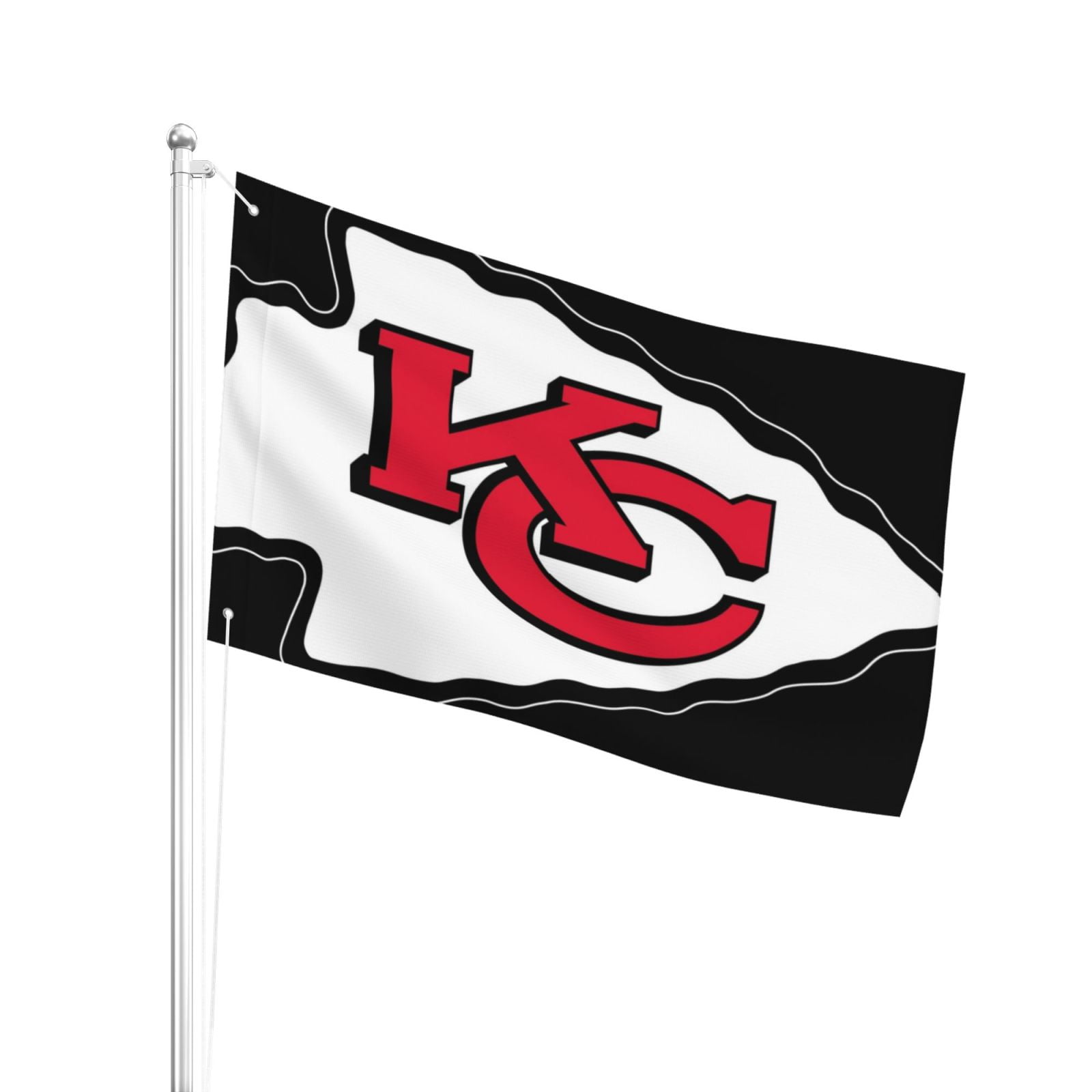 KC_Chiefss Three Layer personalized Double Sided Flag Football Fans ...