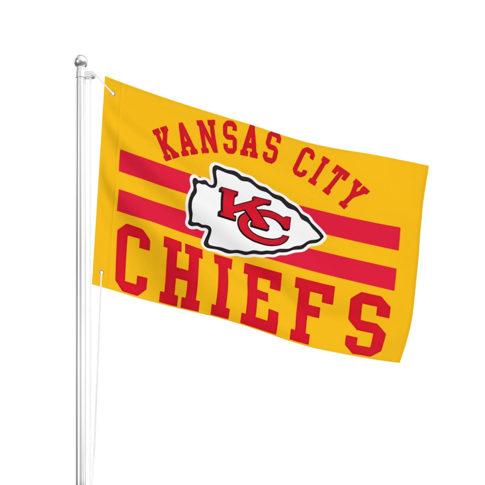 KC_Chiefss Three Layer personalized Double Sided Flag Football Fans ...