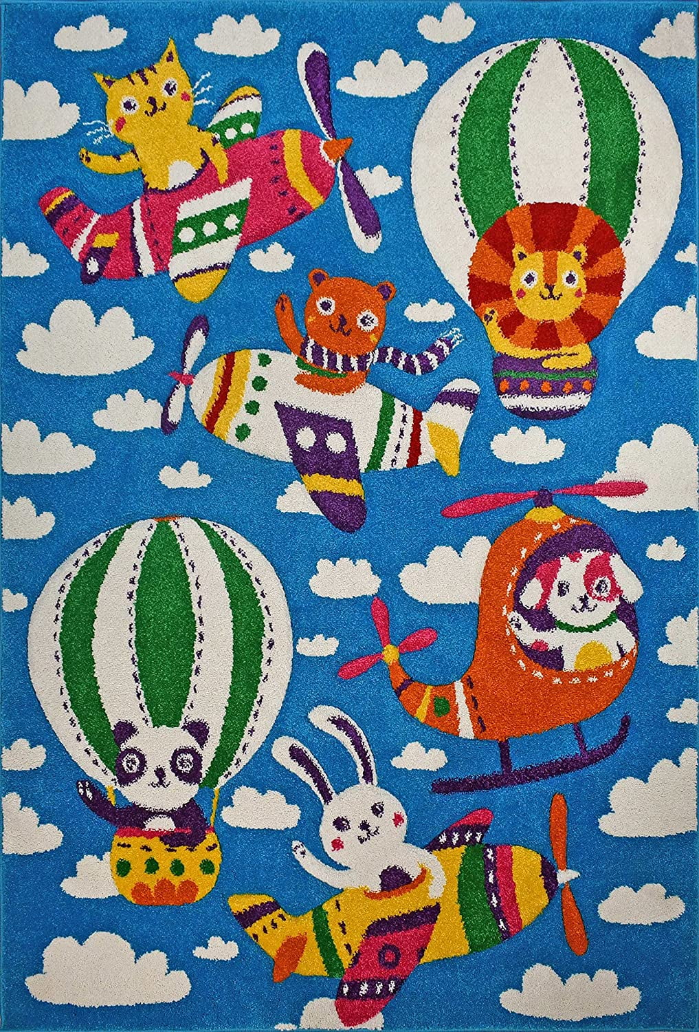 KC Cubs Area Rug - Stain-Resistant Polypropylene Rug for Kids - Walmart.com