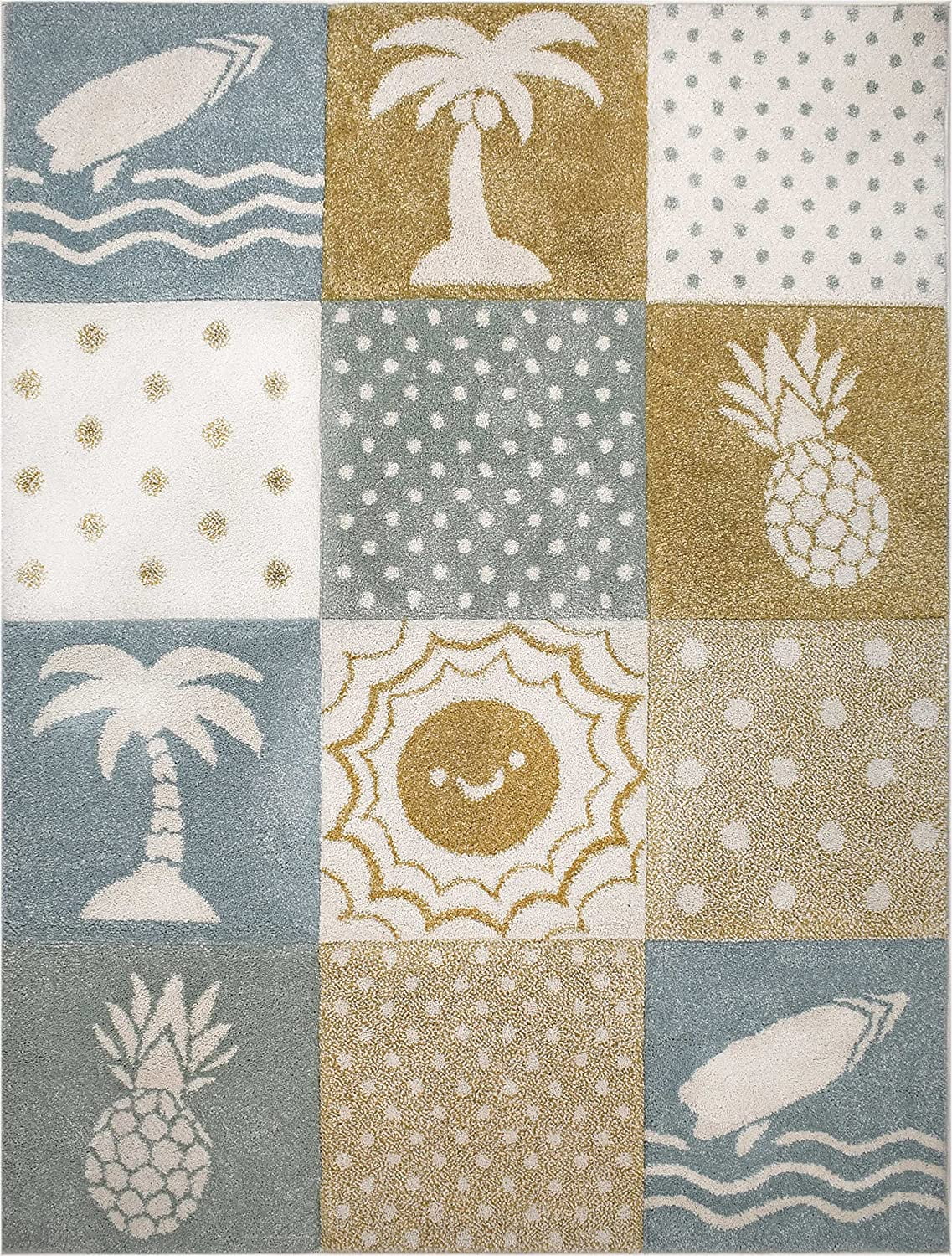 KC Cubs Boy & Girl Modern Decor Multicolor Area Rug and Carpet ...