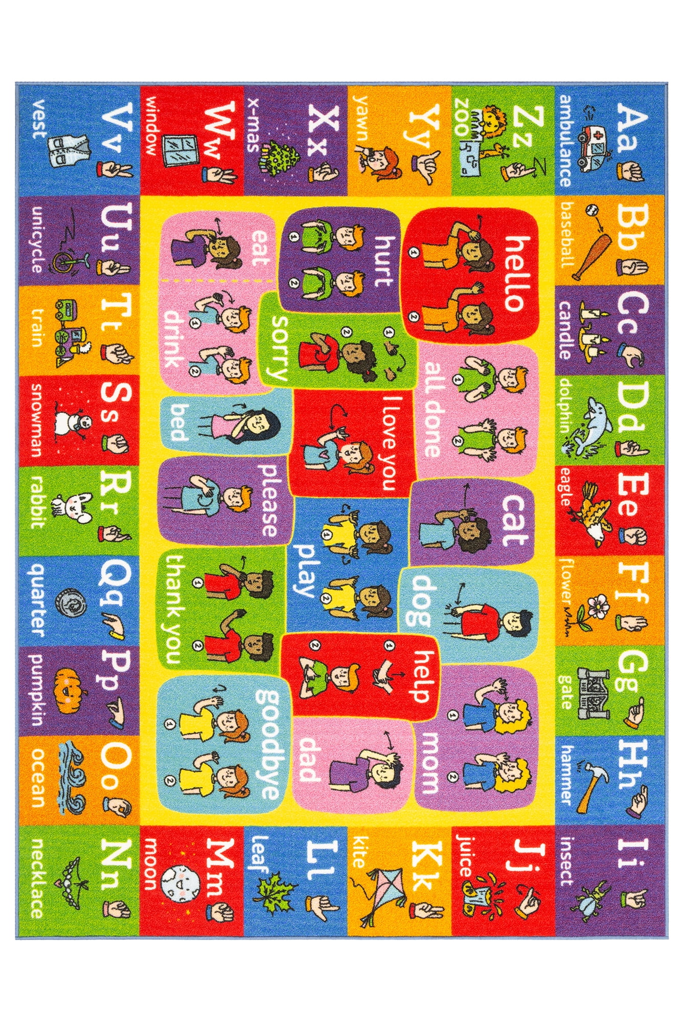 Free Shipping! KC Cubs Playtime Collection ABC Alphabet ASL Sign ...
