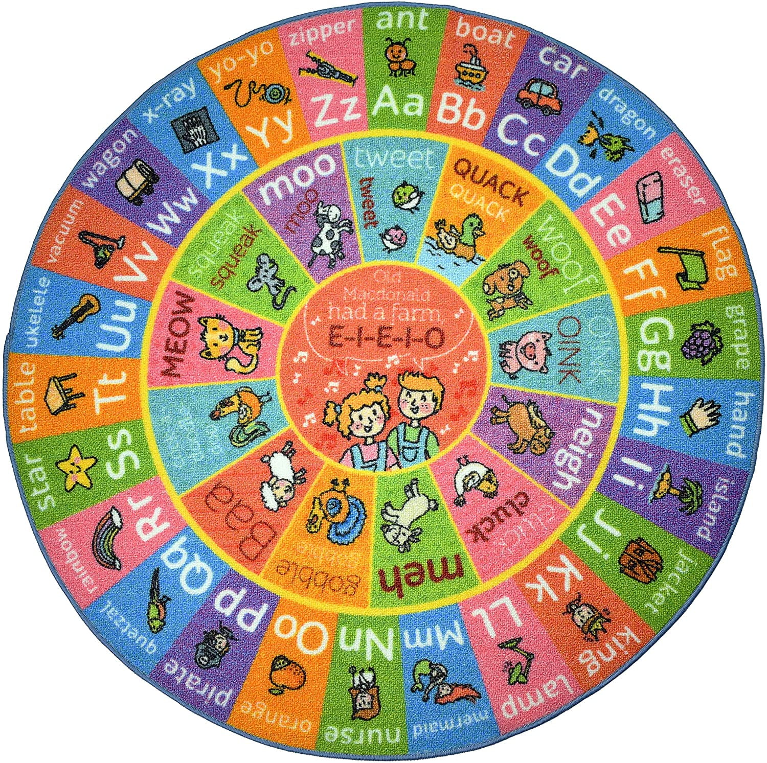 KC Cubs Playtime Collection ABC Alphabet with Old MacDonald's Animals ...