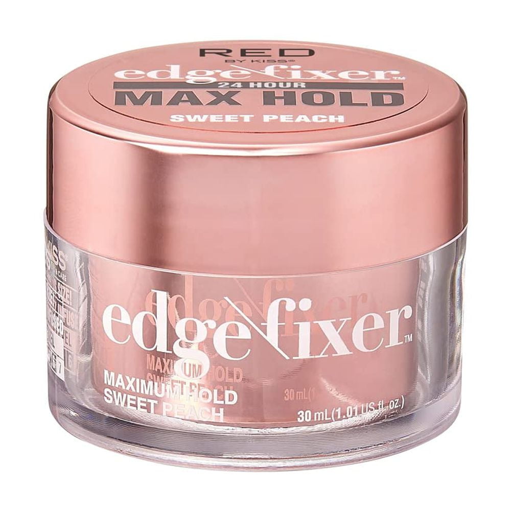 Red by Kiss Edge Fixer 24 Hour Maximum Hold Edge Wax No Flaking Biotin ...