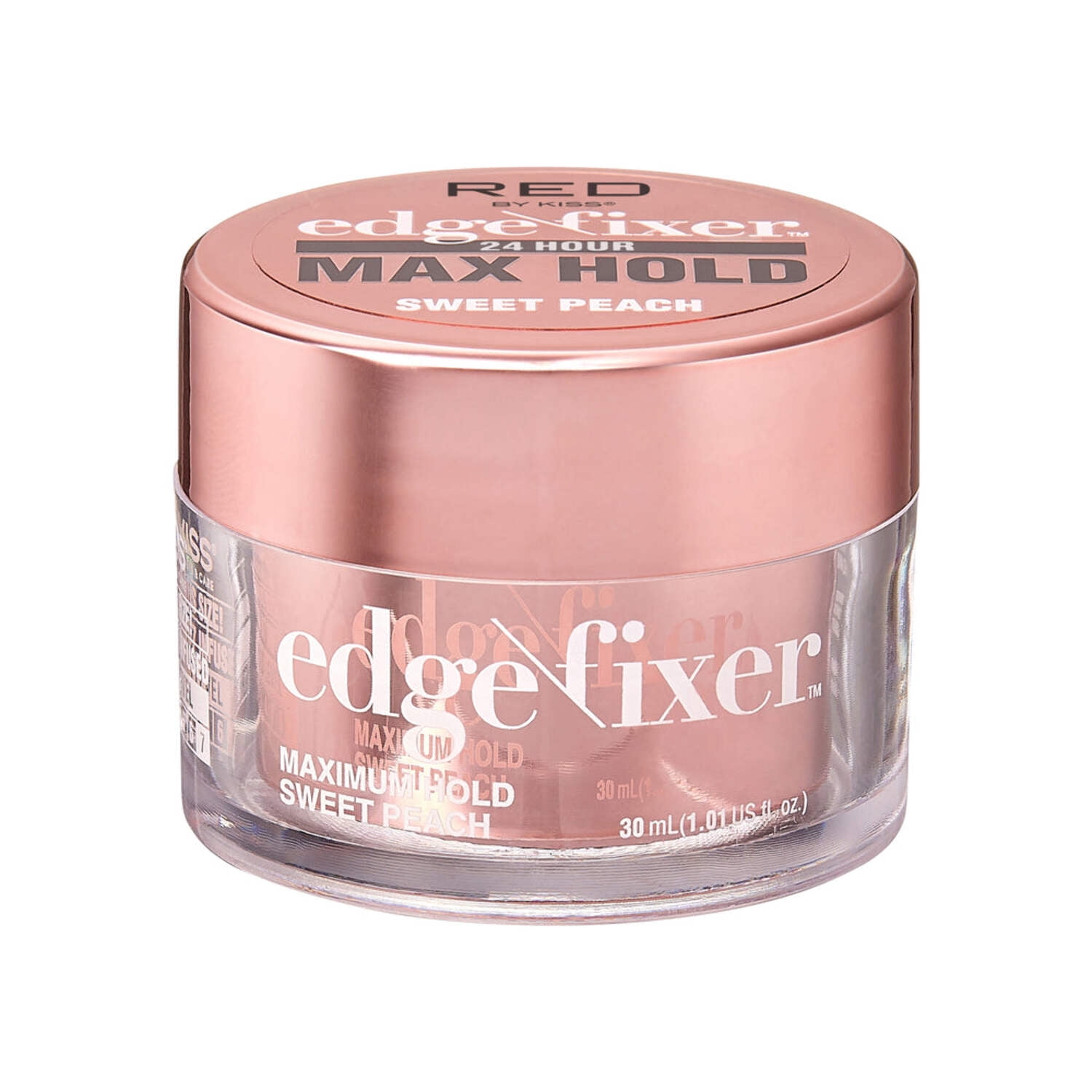 Red by Kiss Edge Fixer 24 Hour Maximum Hold Edge Wax No Flaking Biotin ...