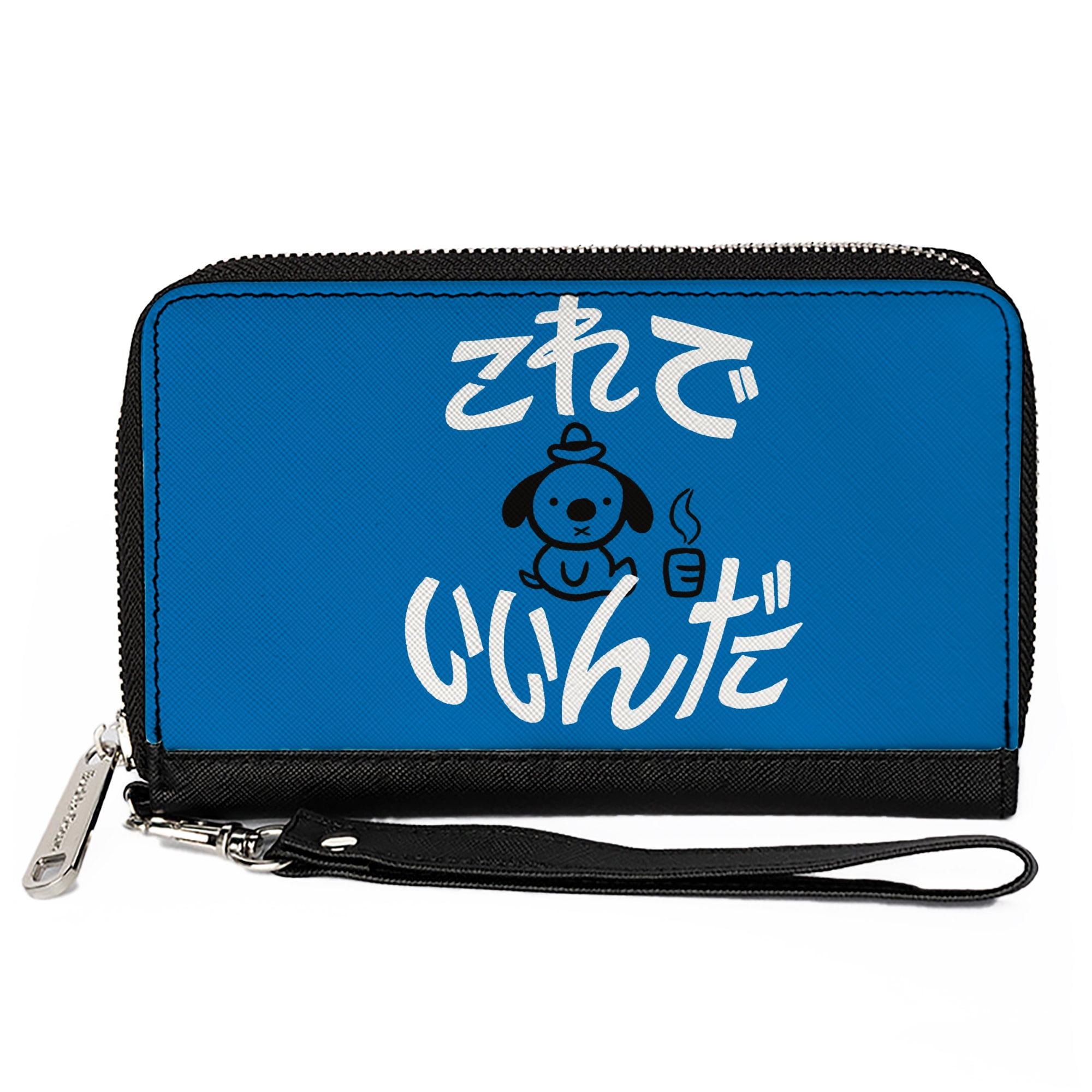 KC Green Wallet, Zip Around, This is Fine Japanese Question Hound Flame ...
