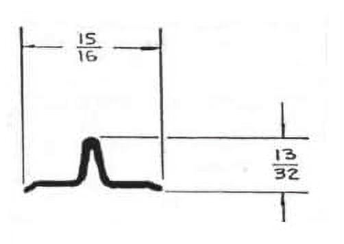 KC Hardware Aluminum Sliding Glass Door Bottom Replacement, Inverted V ...