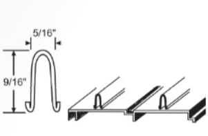 KC Hardware Large Stainless Steel Sliding Door Track Cover for Sliding ...