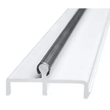 "Standard White Vinyl Sliding Screen Door Track, 72"" Replacement ...
