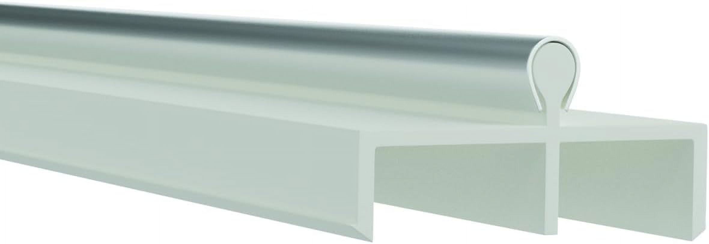 KC Hardware Premium Vinyl Sliding Door Track with Stainless Steel Cover ...