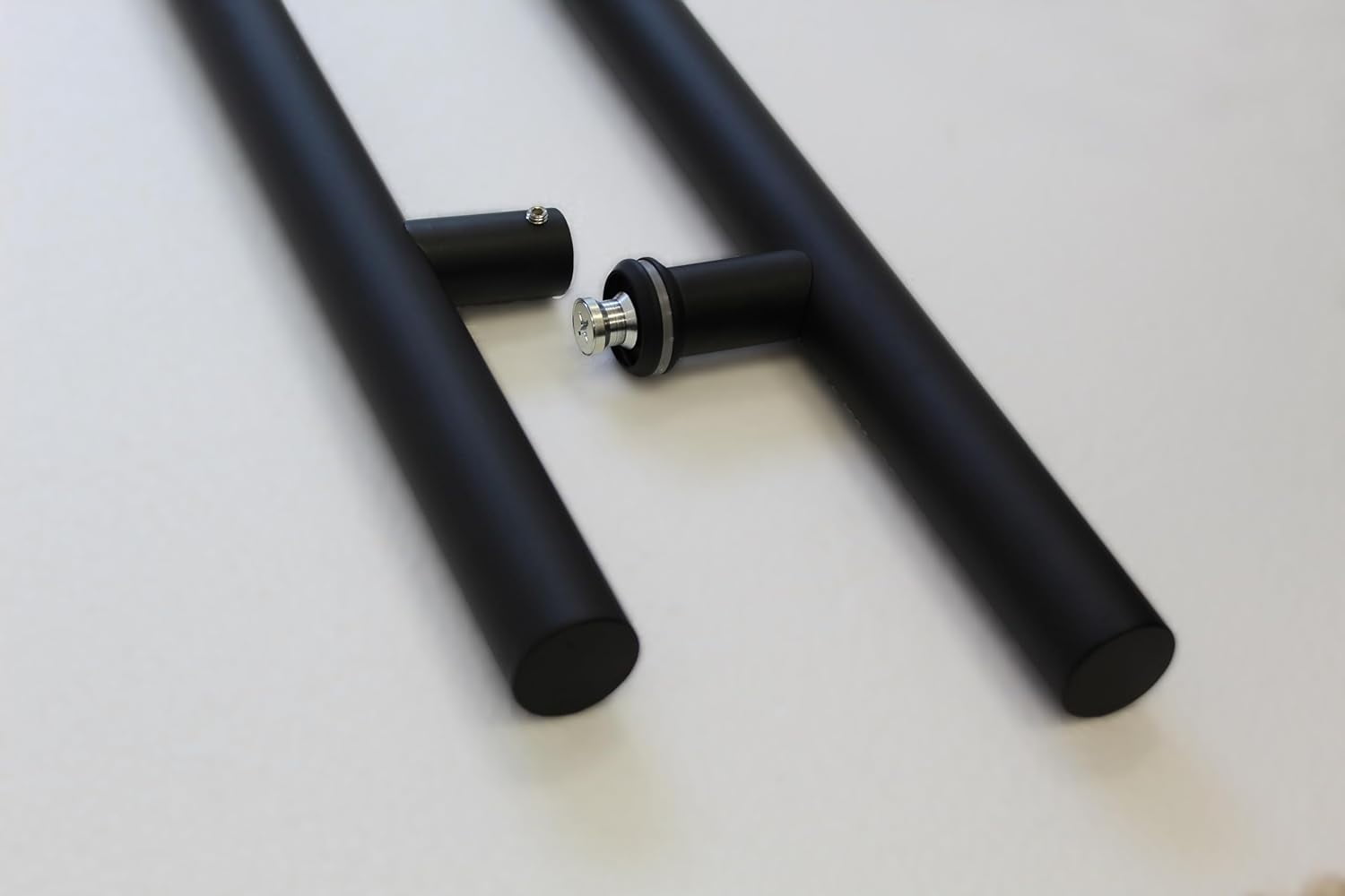 KC Hardware Stainless Steel Round H Shaped Push Pull Door Hles, Double ...