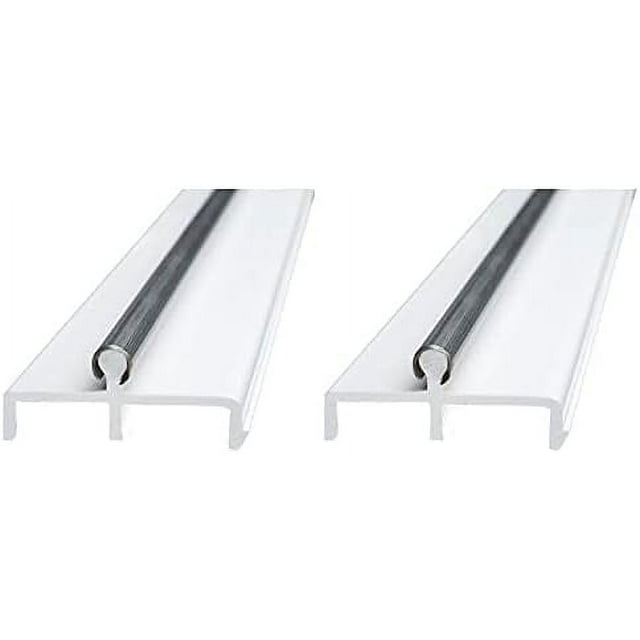 KC Hardware Vinyl Sliding Screen Door Double Panel Track, Sliding Door ...