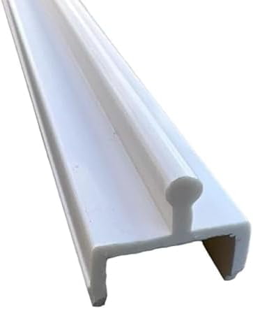 KC Hardware Vinyl Sliding Screen Door Track, 96 Inch, Sliding Door ...