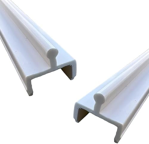 KC Hardware Vinyl Sliding Screen Door Track, Sliding Door Bottom Track ...