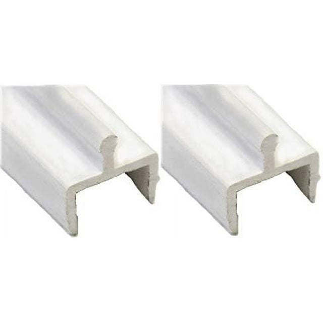 KC Hardware Vinyl Sliding Screen Door Track, Sliding Door Bottom Track ...