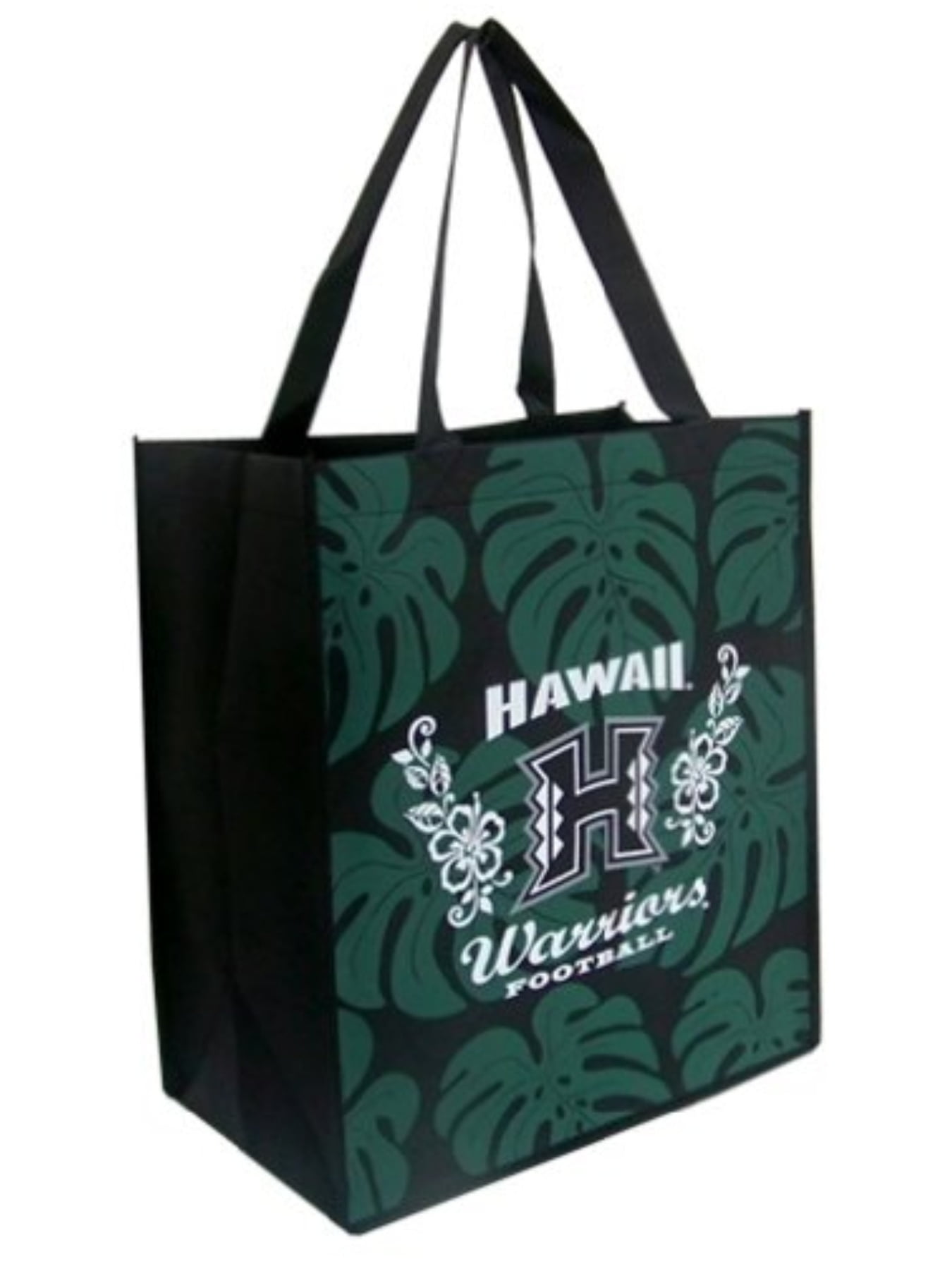 KC Hawaii Hawaii University Tote Bag Warriors Monstera Green, White ...
