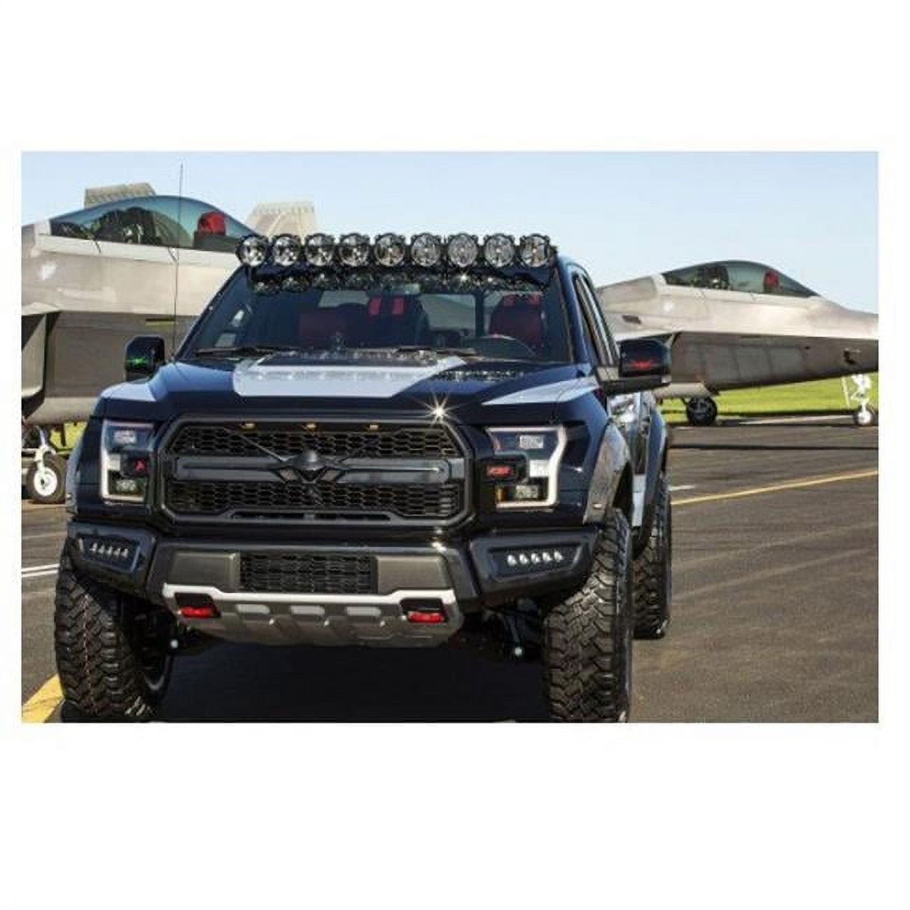 KC HiLiTES 17-18 Ford Raptor 57in. Pro6 Gravity LED 9-Light 180w Combo ...
