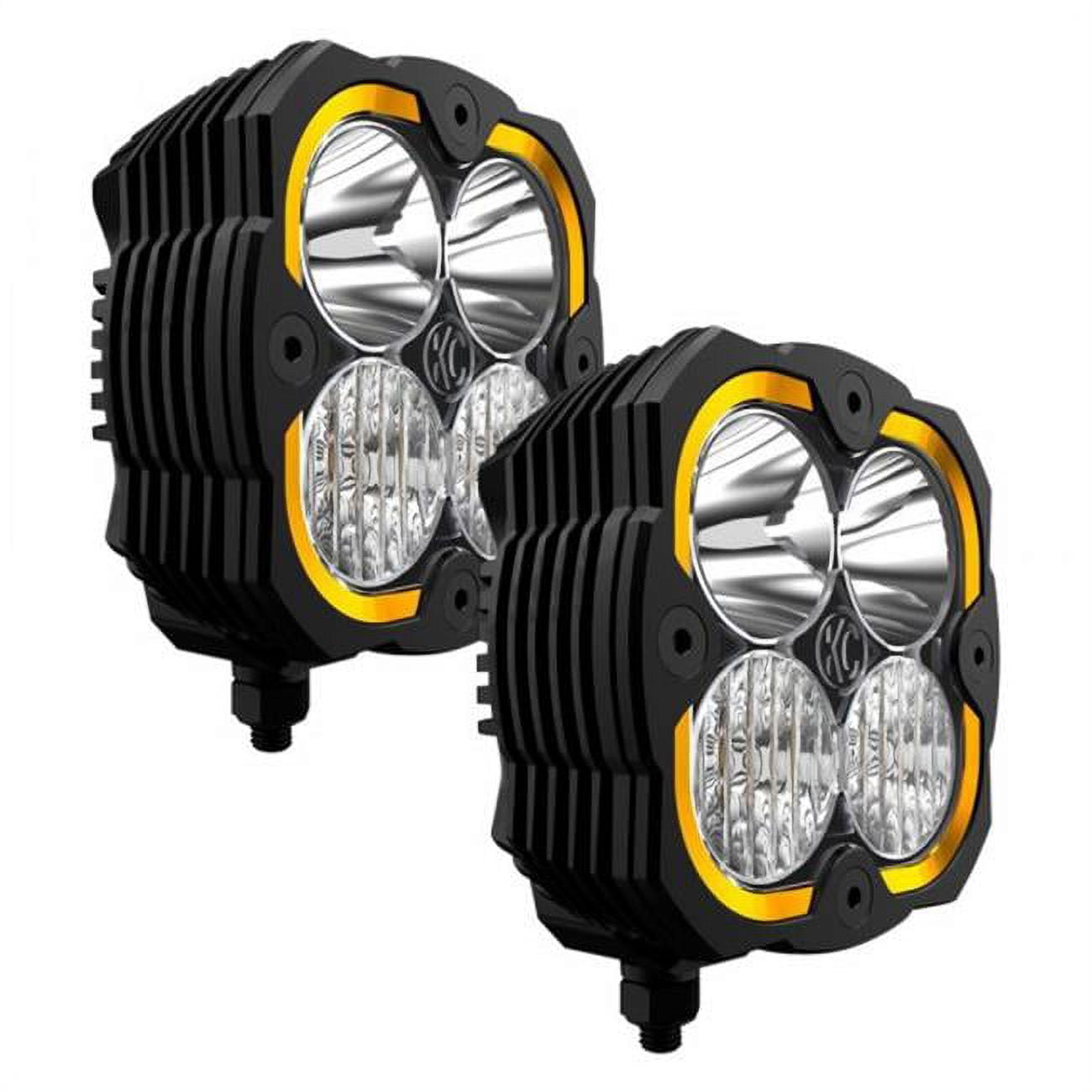 KC HiLiTES 287 5 in. 2 x 80W Flex Era 4 Series Square Combo Beam LED ...