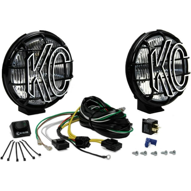 KC HiLiTES Apollo Pro 6in. Halogen Light 100w Fog Beam (Pair Pack ...