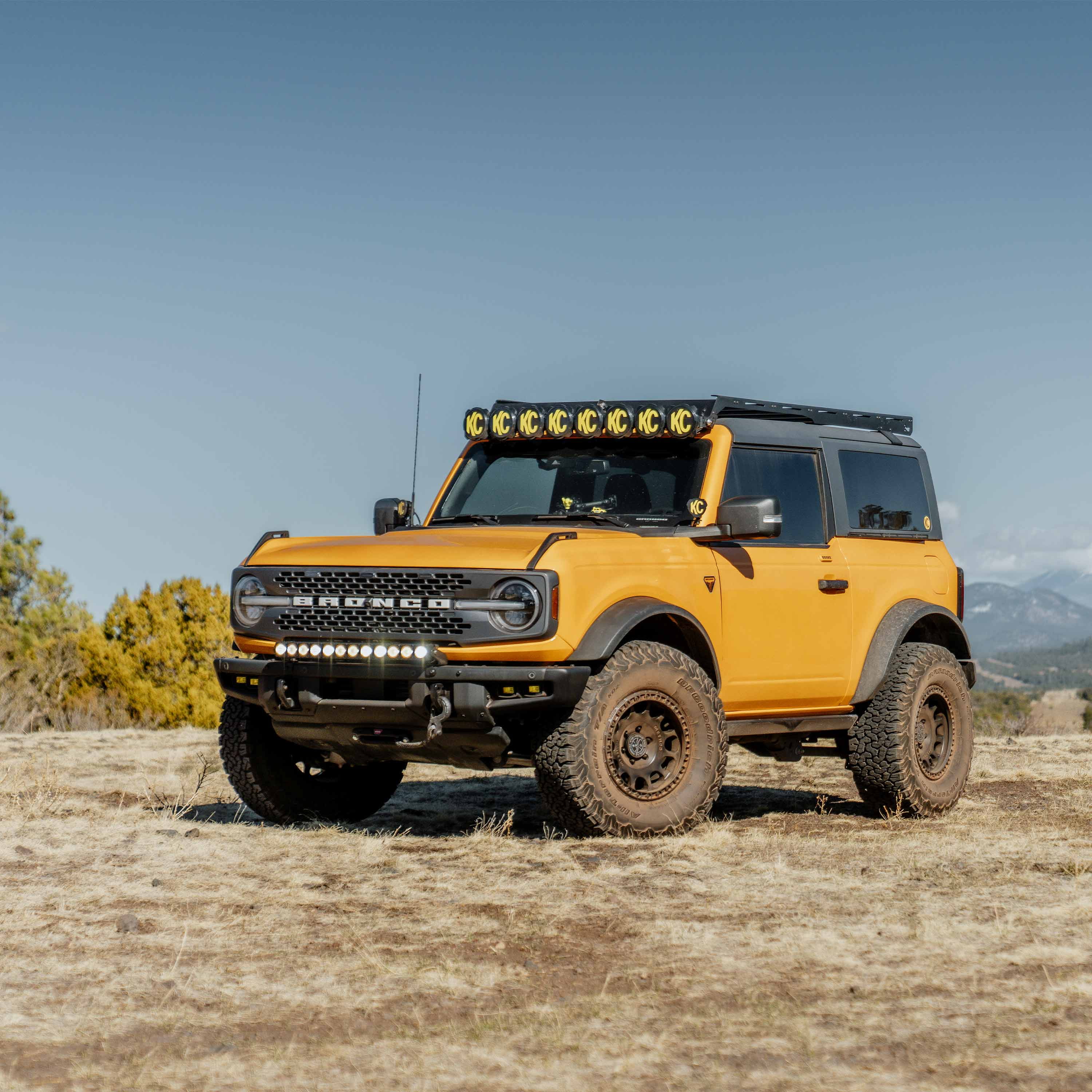 KC HiLites 2021-2024 Fits Ford Bronco GEN6 30" Light Bar Mount Front ...