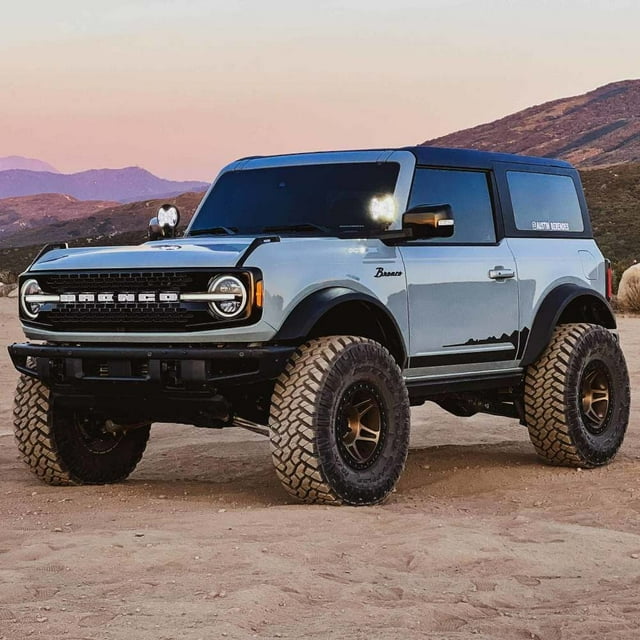 KC HiLites 2021-2024 Fits Ford Bronco SlimLite LED 2-Light System Ditch ...