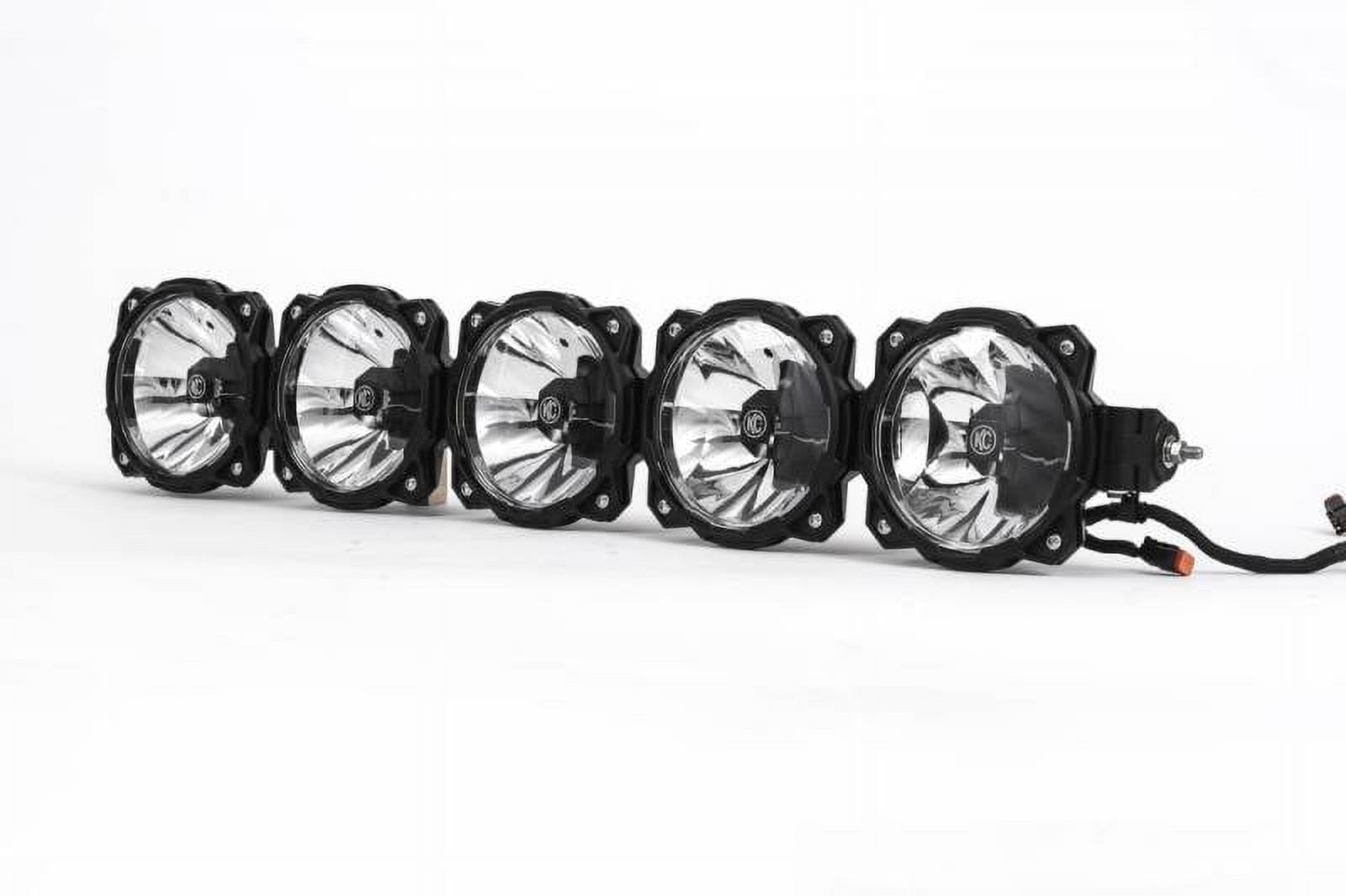 KC HiLites Gravity reg LED Pro6 Polaris RZR 5 Light Combo LED Light Bar ...