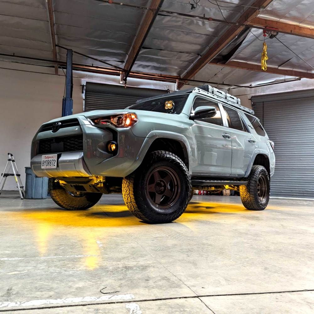 KC HiLites Two-Light Add-On Cyclone V2 Light Kit Amber 5.0 Meters Long ...