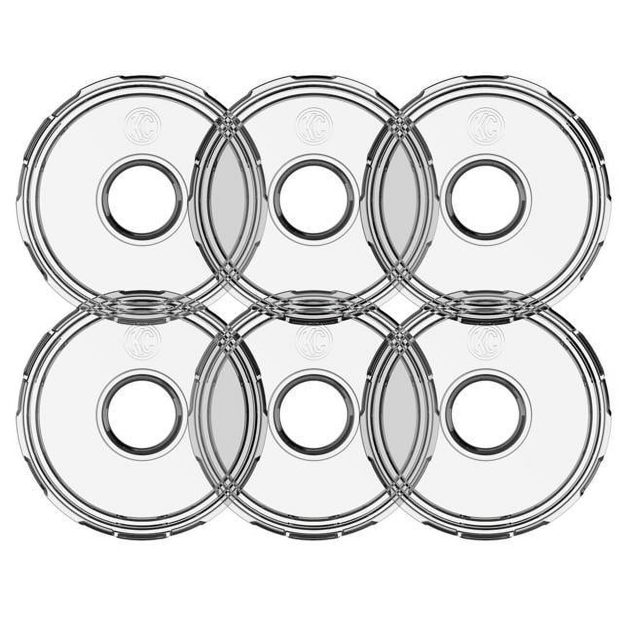 KC Hilites Cyclone V2 Led - Replacement Lens - Clear - 6-Pk Fog Light ...